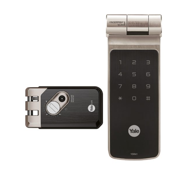 Cerradura de sobreponer para puerta corrediza YDR41 Yale - Aramu Digital